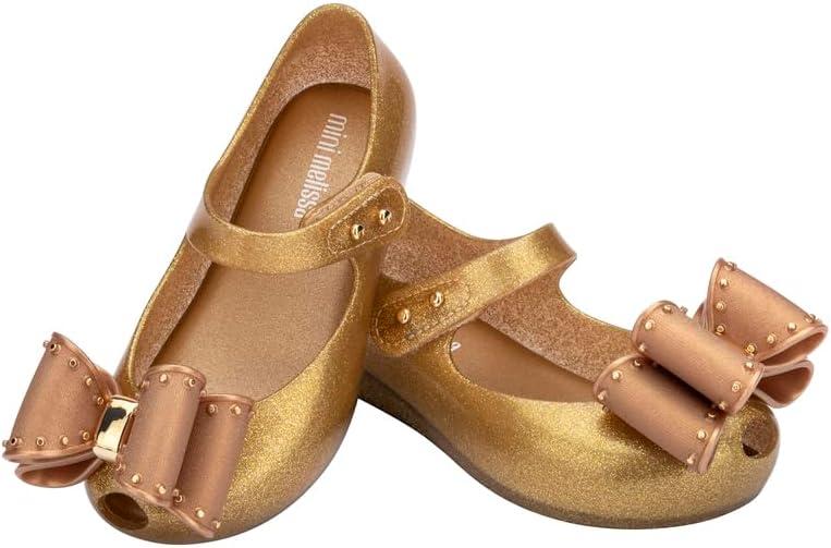 mini melissa Ultragirl Classic Bow Mary Jane Flats for Babies ...